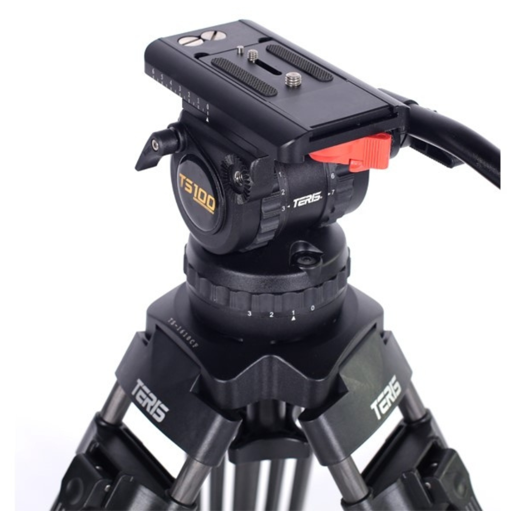 Teris TS100 Professional Fluid Head Tripod System – JG Superstore