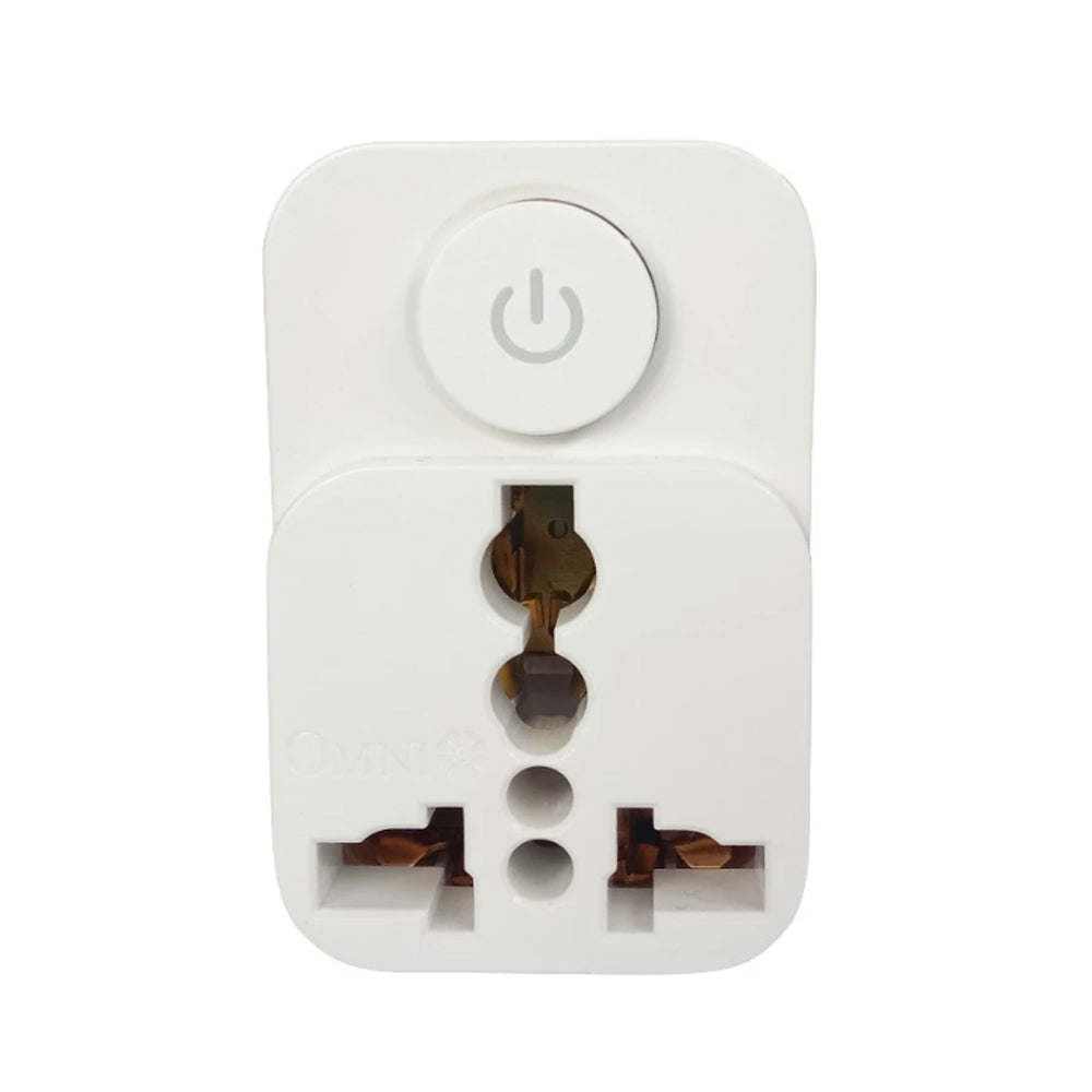 OMNI Universal Adapter Plug with Switch 10A 220V for Electrical Outlet ...