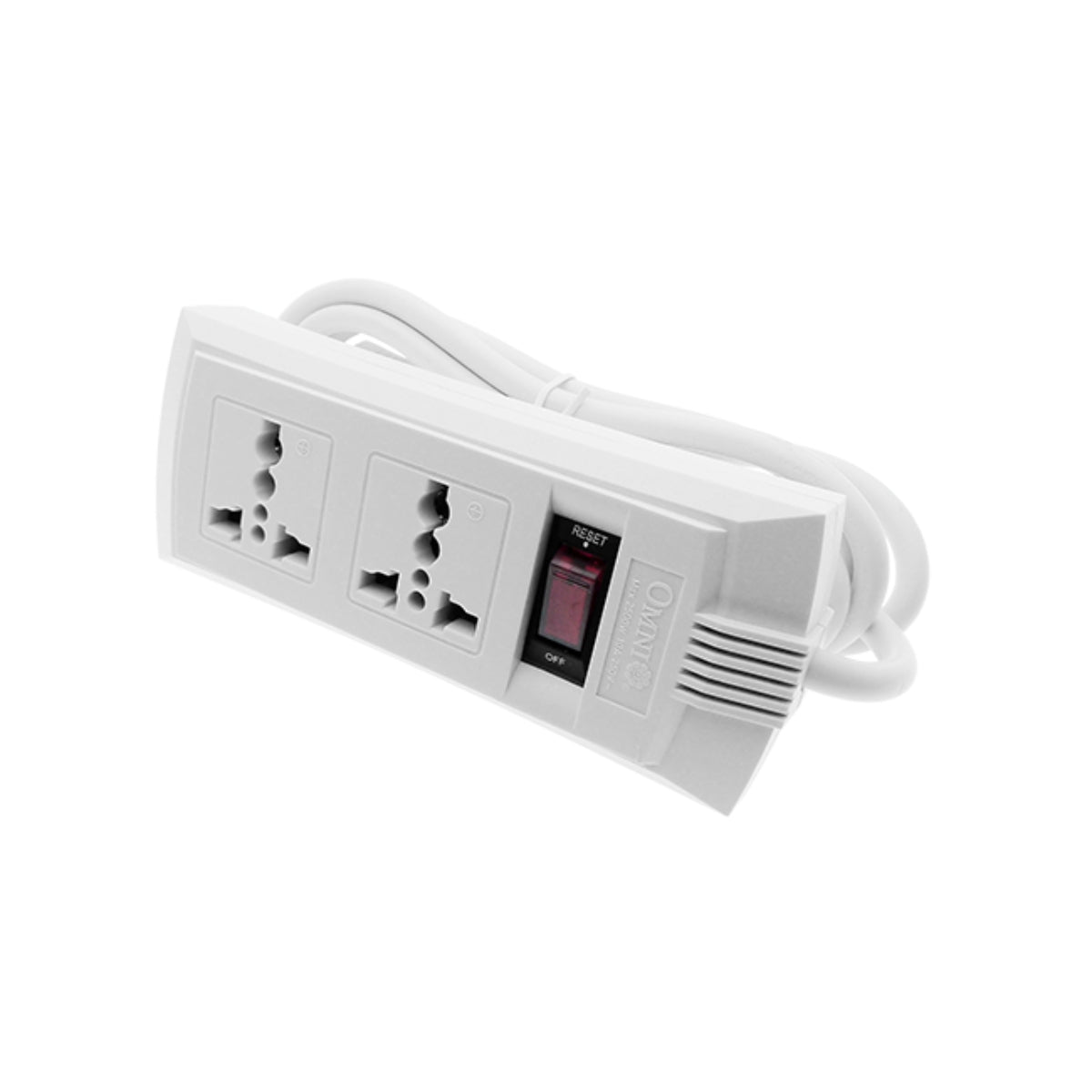 OMNI 2500W 10A 220V 1.83 Meters Universal Outlet Extension Cord Cable ...