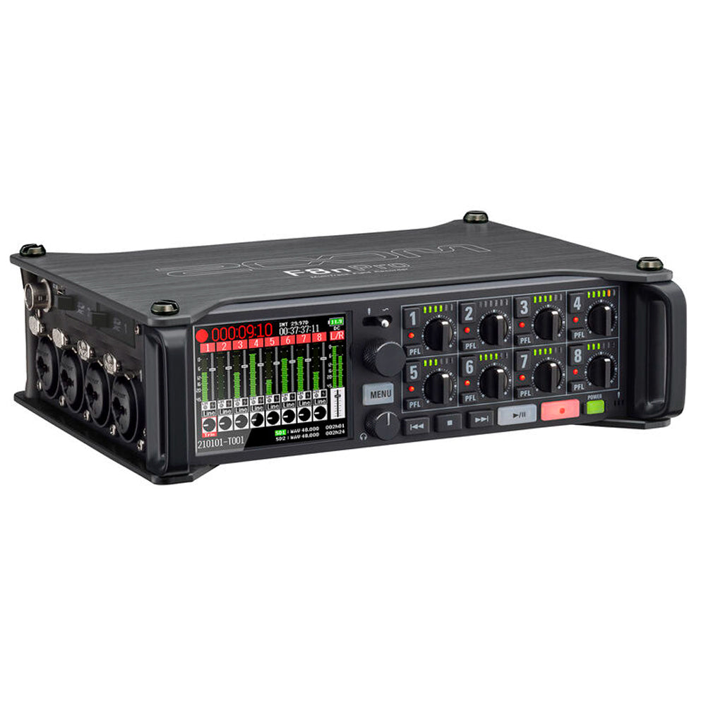 Zoom F8N Pro Multi-Track Field Audio Recorder & Mixer with 32-bit Floa ...
