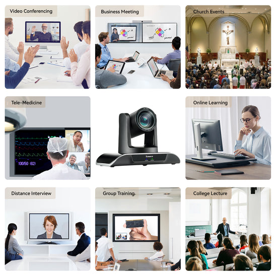 Tenveo Tevo 12X Zoom 8MP 4K Ultra HD PTZ Video Conference Camera - USB – JG Superstore