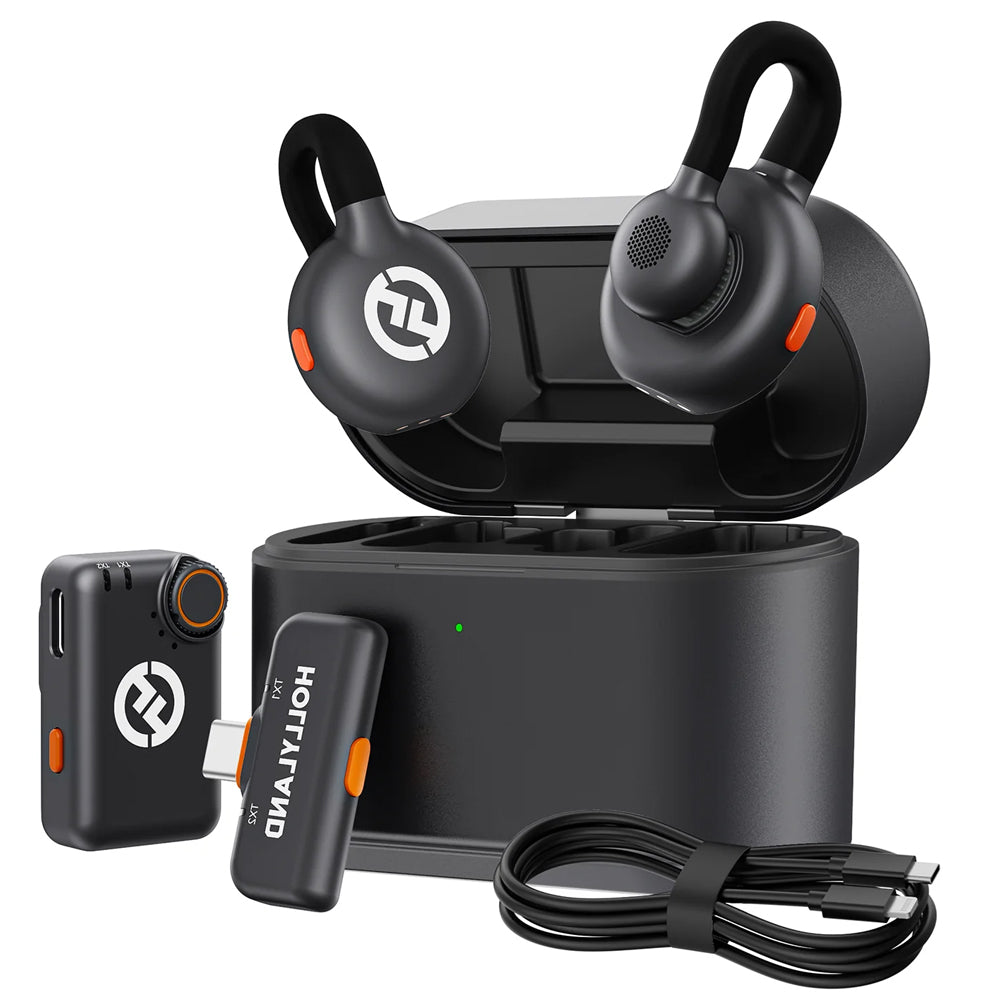 HOLLYLAND LARK M2S Concealed Wireless Microphone with Noise Cancellati ...