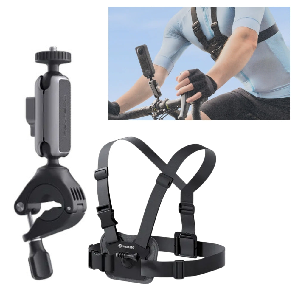 Insta360 Bike Kit for Action Camera with Bicycle Handlebar Mount and C ...