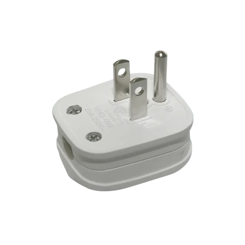 OMNI WHG-008 Heavy Duty Ground Plug 20A 250V Outlet Adapter for Home A ...