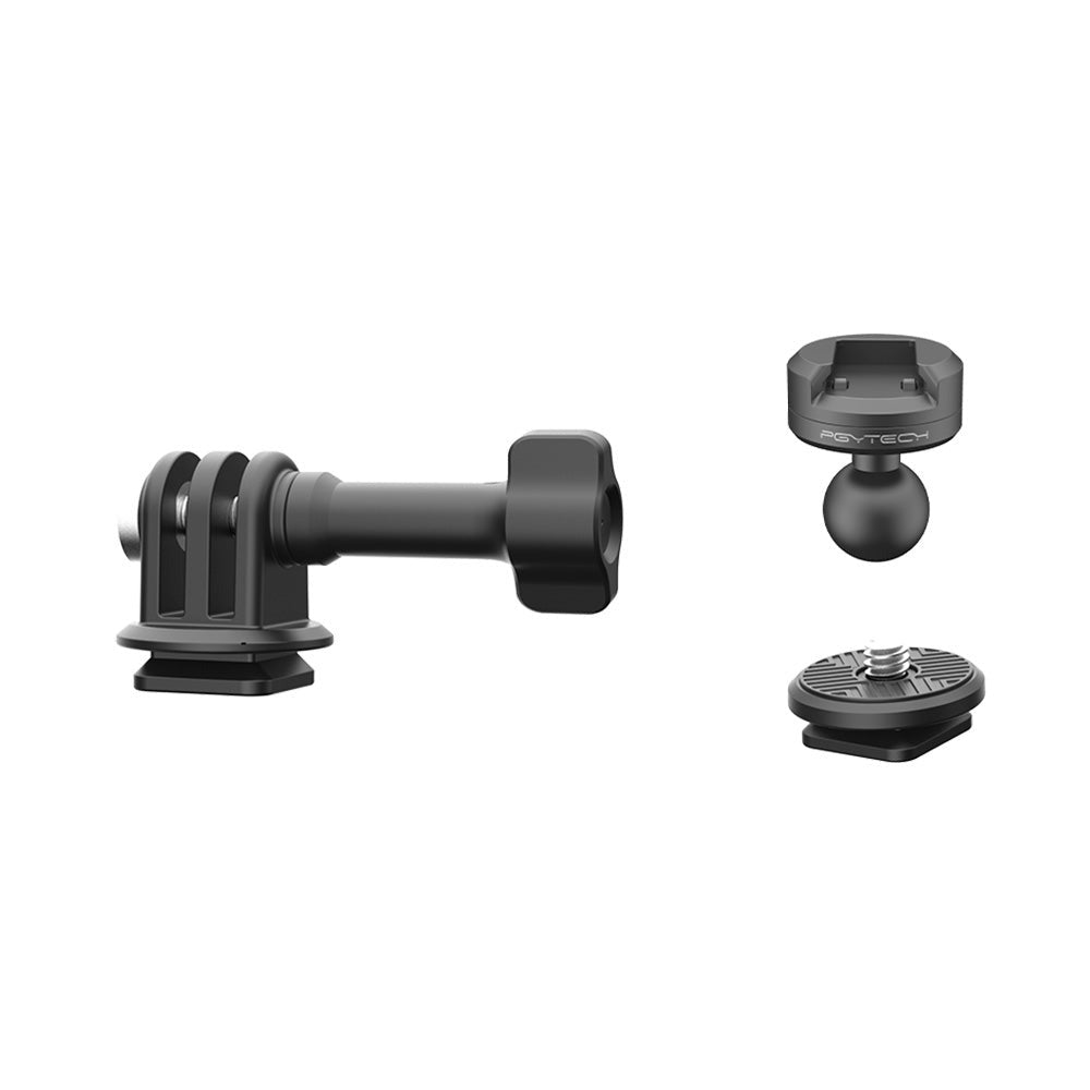 PGYTECH CapLock Quick Release Action Camera Ball Head Mount Set with D ...