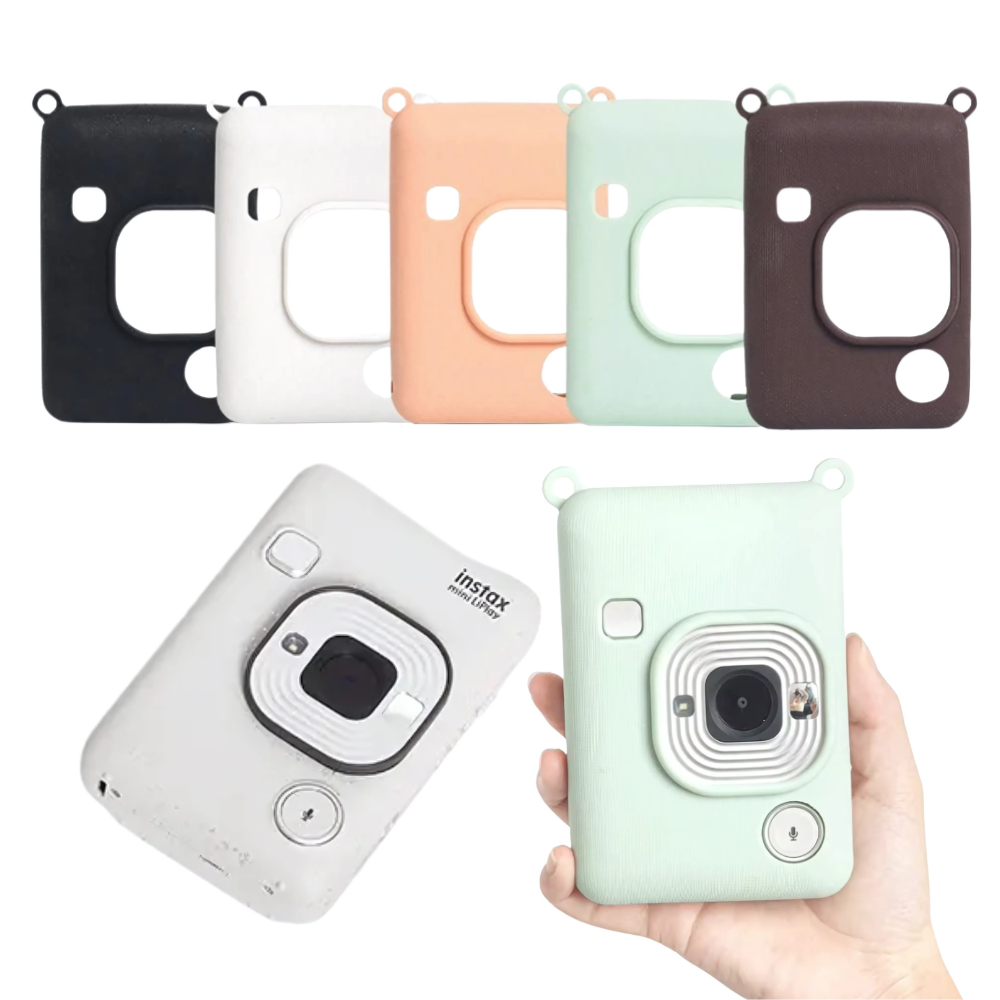 Pikxi Soft Silicone Protective Case for FUJIFILM Instax Mini Li Play H ...