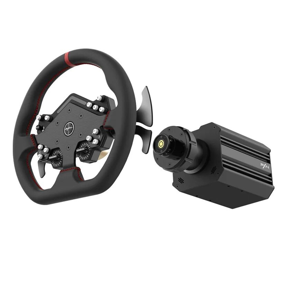 PXN V12 Lite Quick Release Racing Wheel with Carbon Fiber Paddle Shift ...