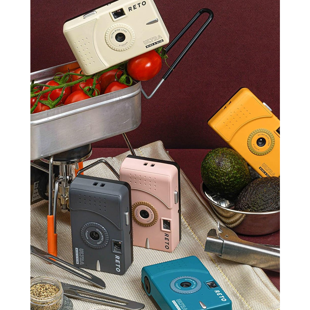 RETO Ultra Wide & Slim Film Camera with 22mm Ultra-Wide-Angle Lens, 13 ...