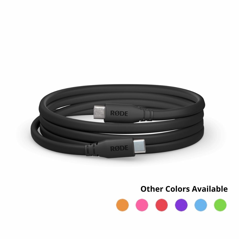 RODE USB-C Audio Cable with Shielded Cord for USB Type C Microphones t ...