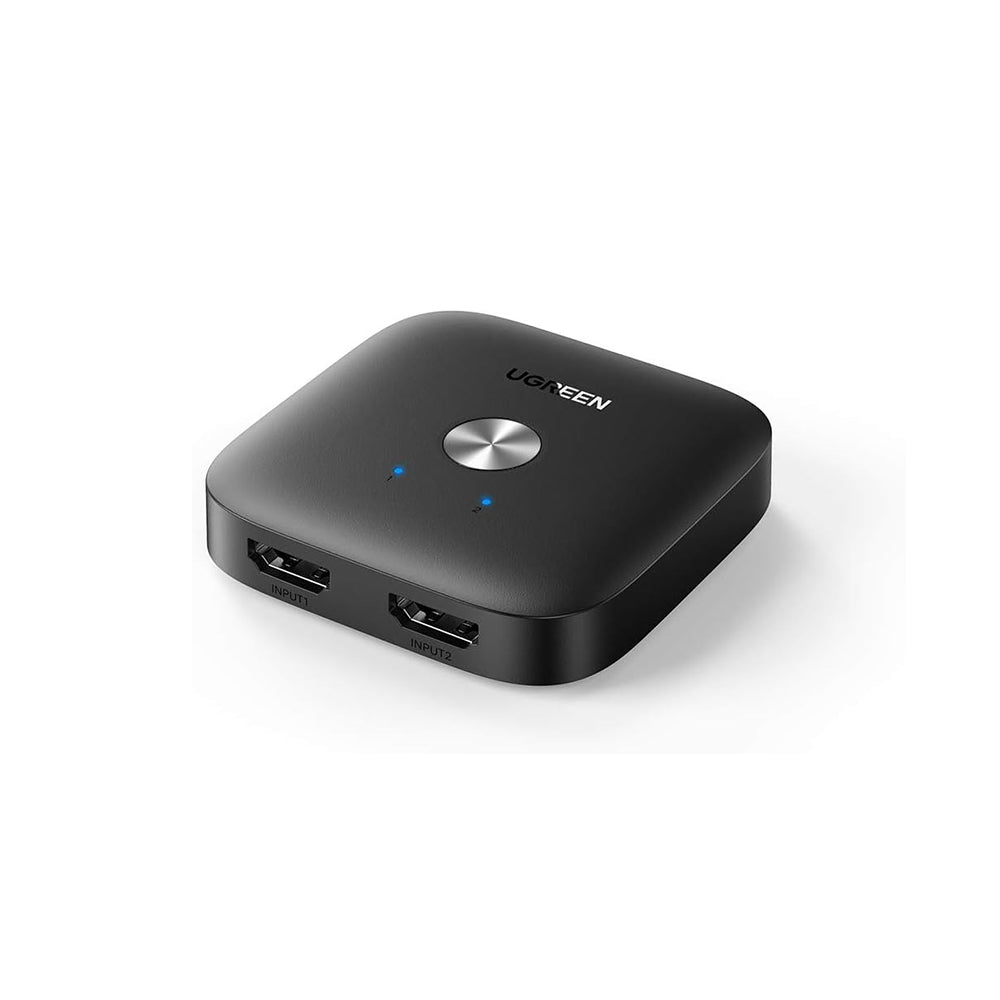 UGREEN 2-in-1 Female to Female HDMI 2.0 Switcher 4K/60Hz with 18Gbps S ...