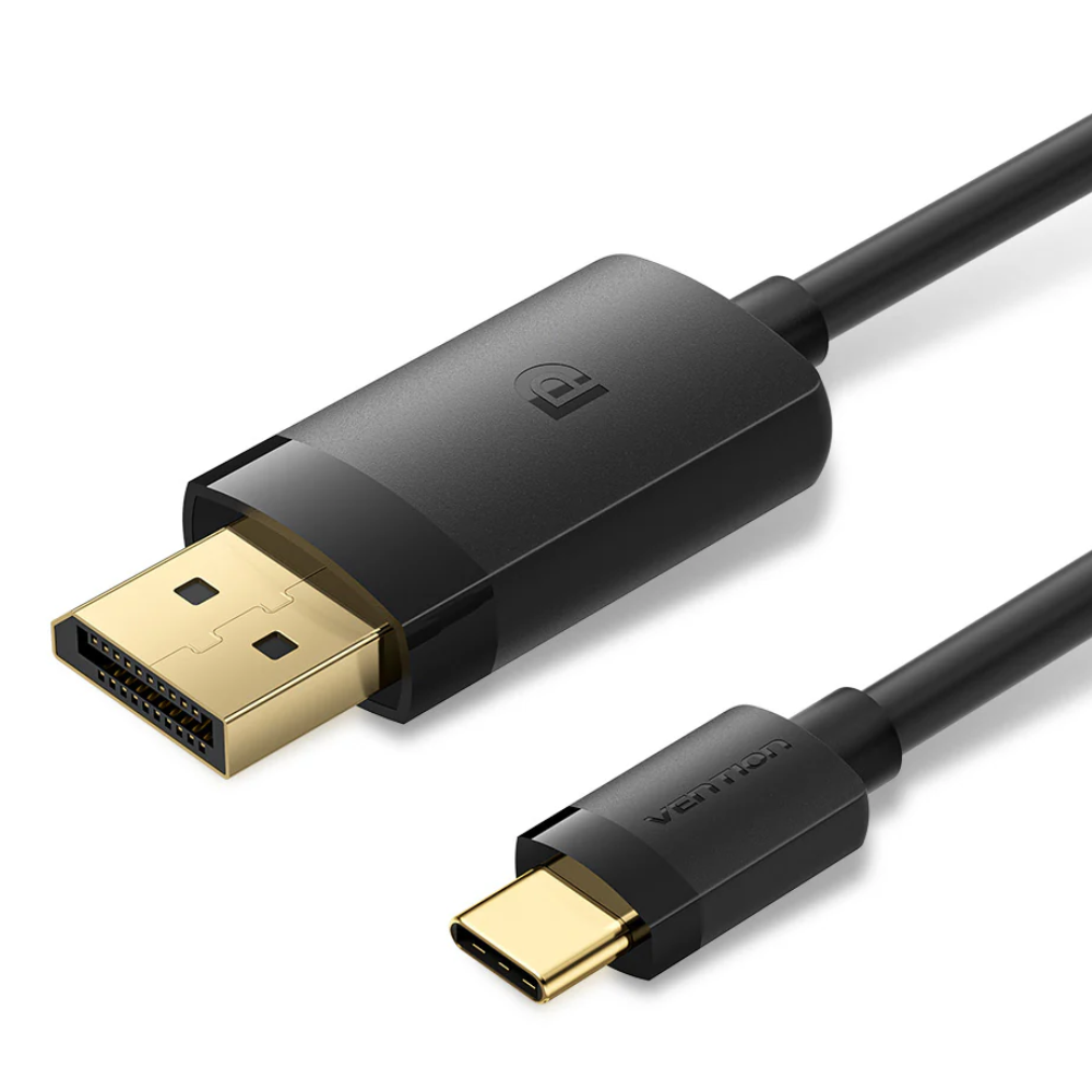 Vention USB-C to DP 4K HD Cable Black 4K/60Hz For Laptop, Phone, Table ...