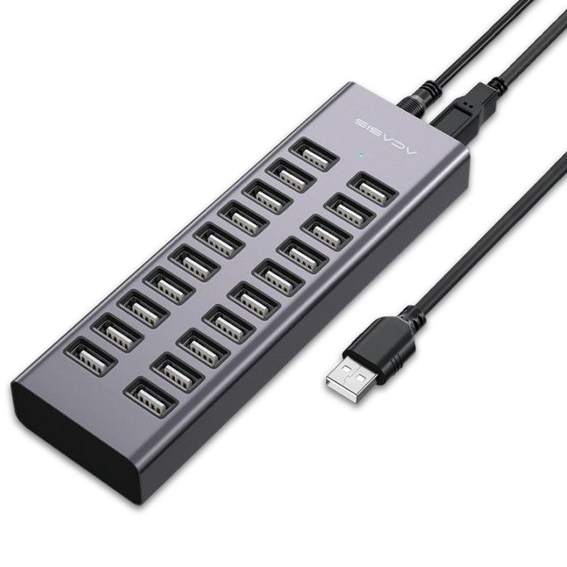 ACASIS H037 20-Port USB 2.0 Hub Splitter Docking Station with 480Mbps ...