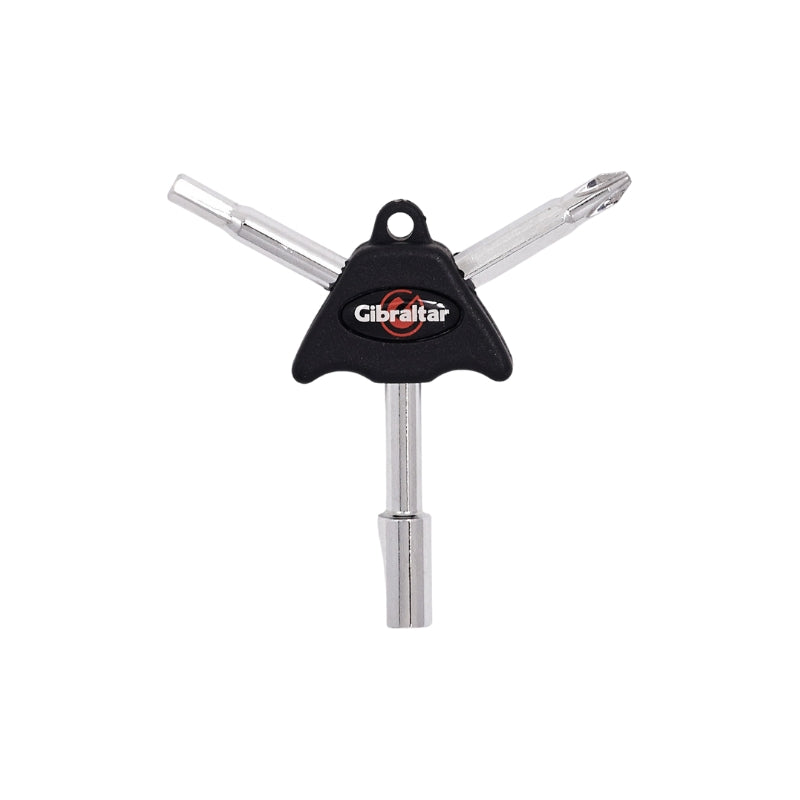 Gibraltar SC-GTK Tri-Key Tool with Drum Key, Hex Key and Phillips Head ...