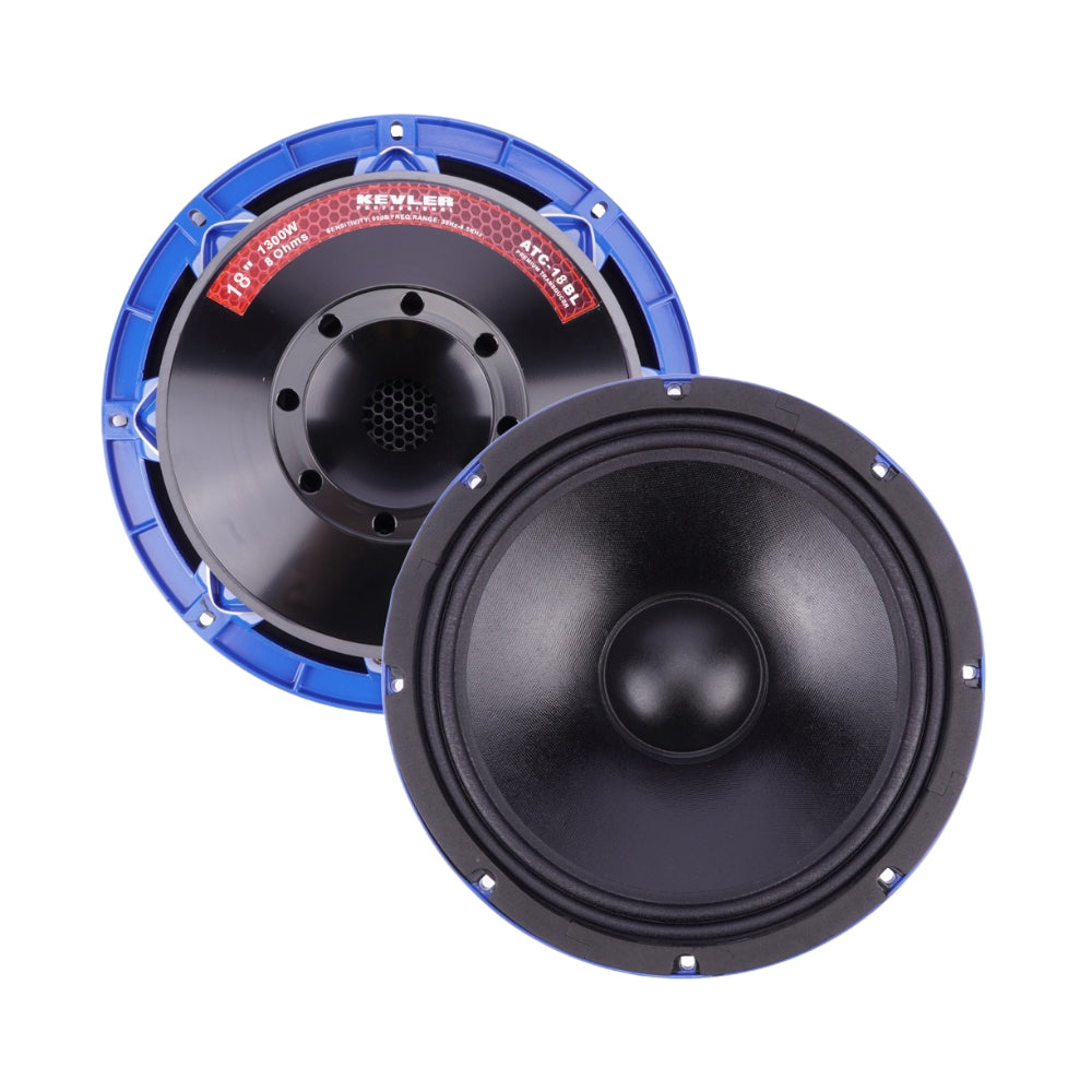 KEVLER ATC-18BL 1300W 18" Professional PA Speaker Premium Transducer w ...