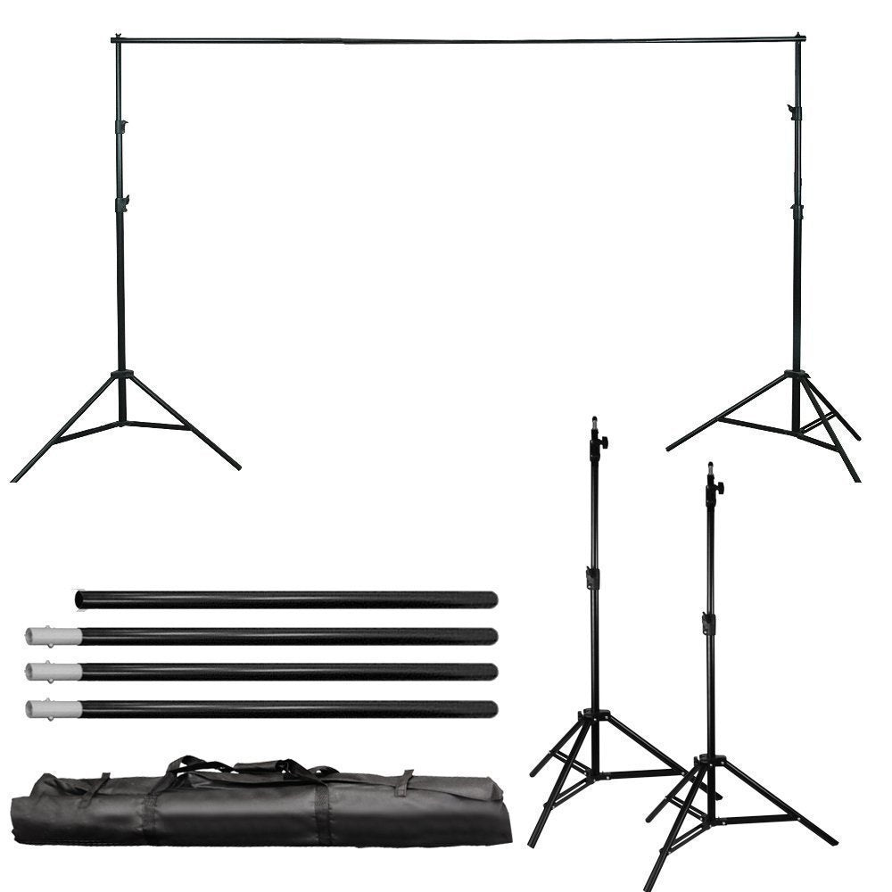Pxel LS-BD2.8X3 HD Heavy Duty Background Backdrop Muslin Stand 9 x 10 ...