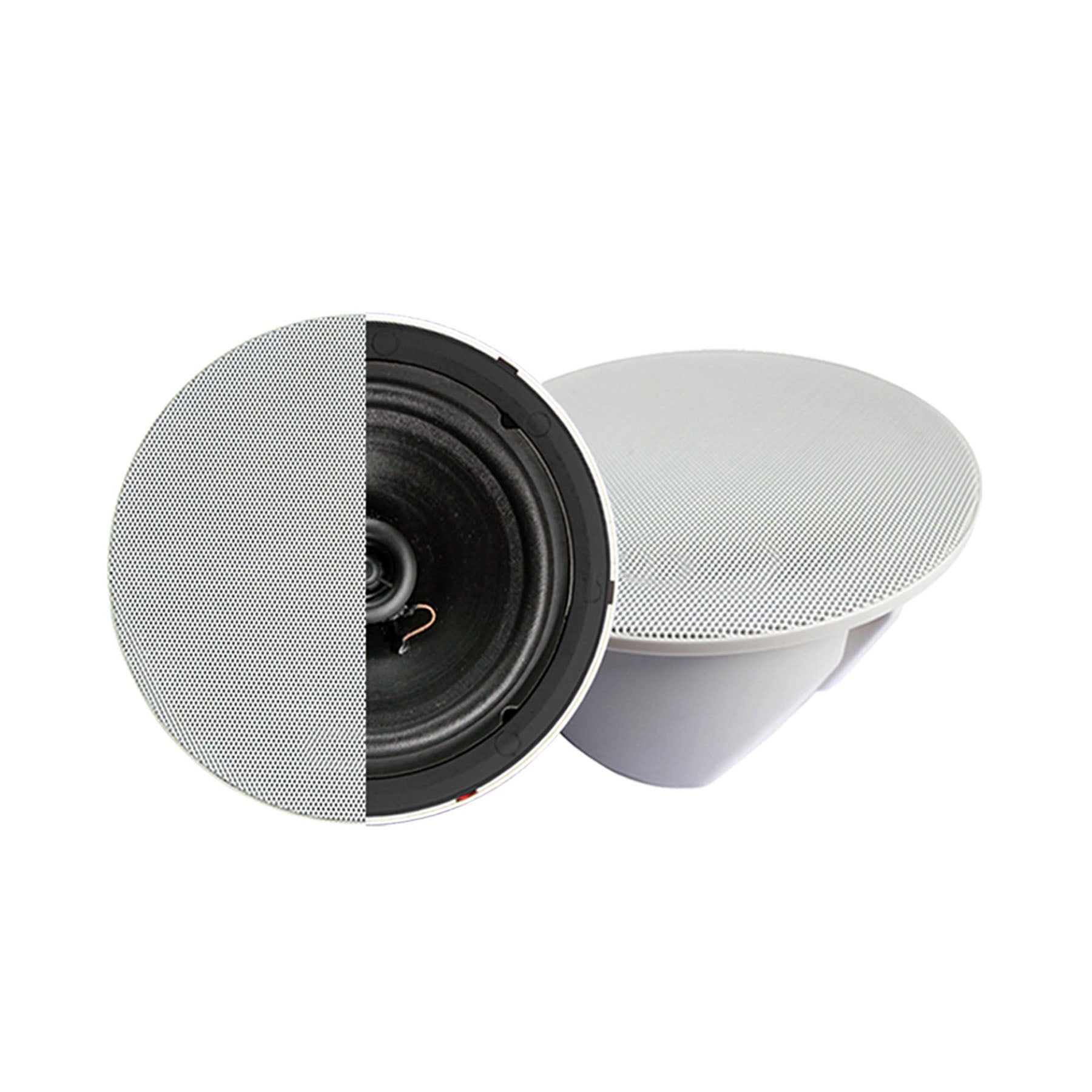 KEVLER CSL-623 6" Coaxial Frameless Ceiling Speaker with Back Cover an ...