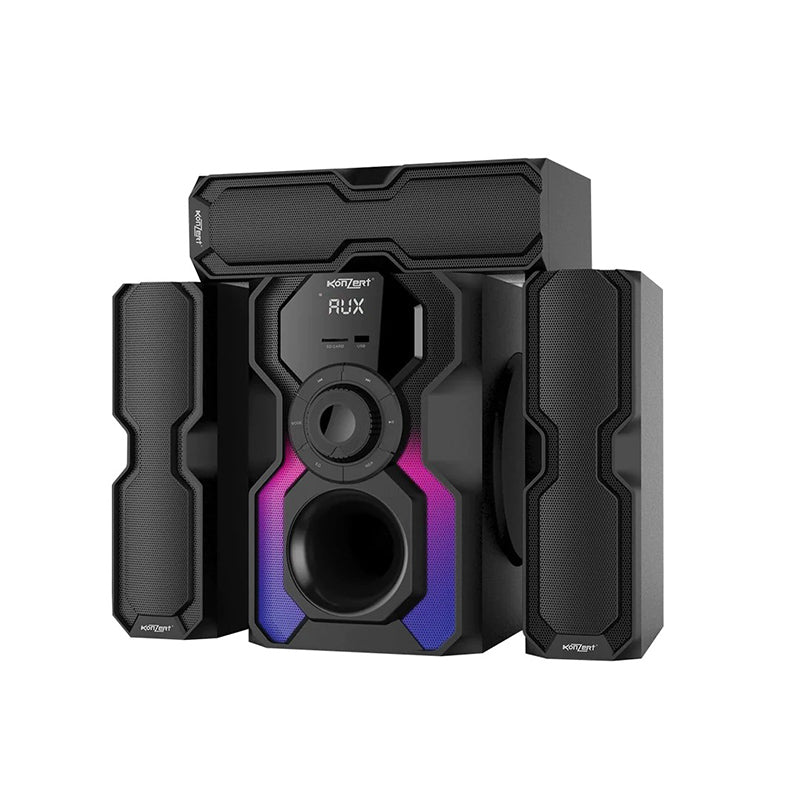 Konzert KX-400+ 4000W 3.1 Channel Active Multimedia Speaker System wit ...