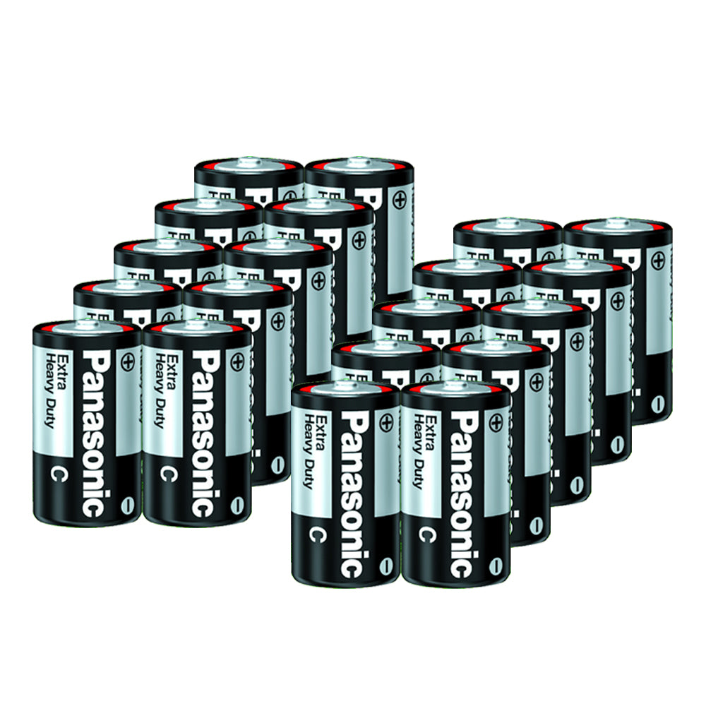 Panasonic R14NPT/2S Extra Heavy Duty Size C (Pack of 2) Battery 1.5V ...