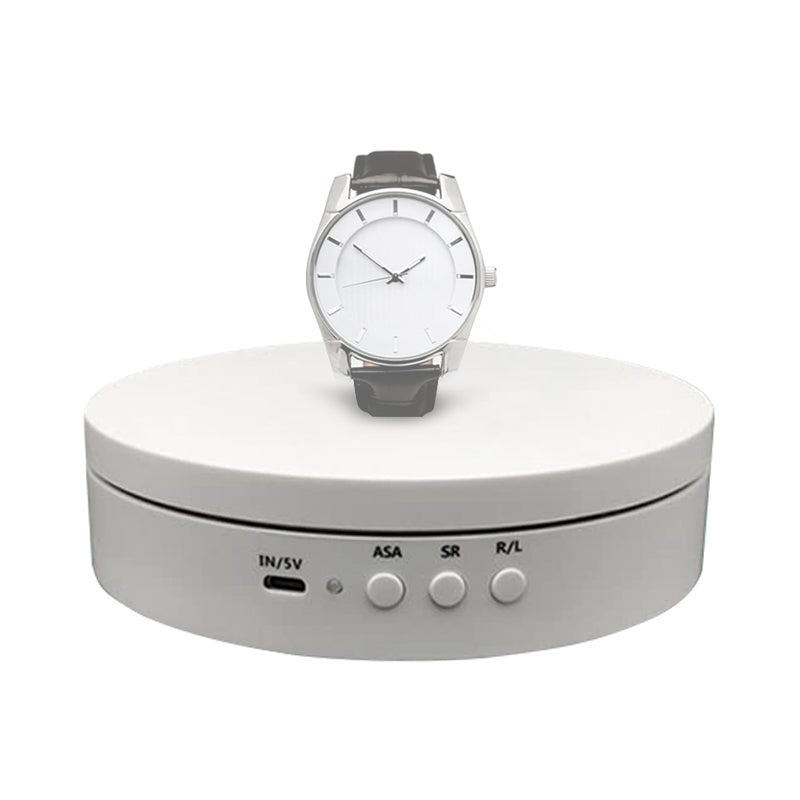 Pxel AA-TT1 Electric 15cm 360 Degree Rotating TurnTable Stand Platform ...
