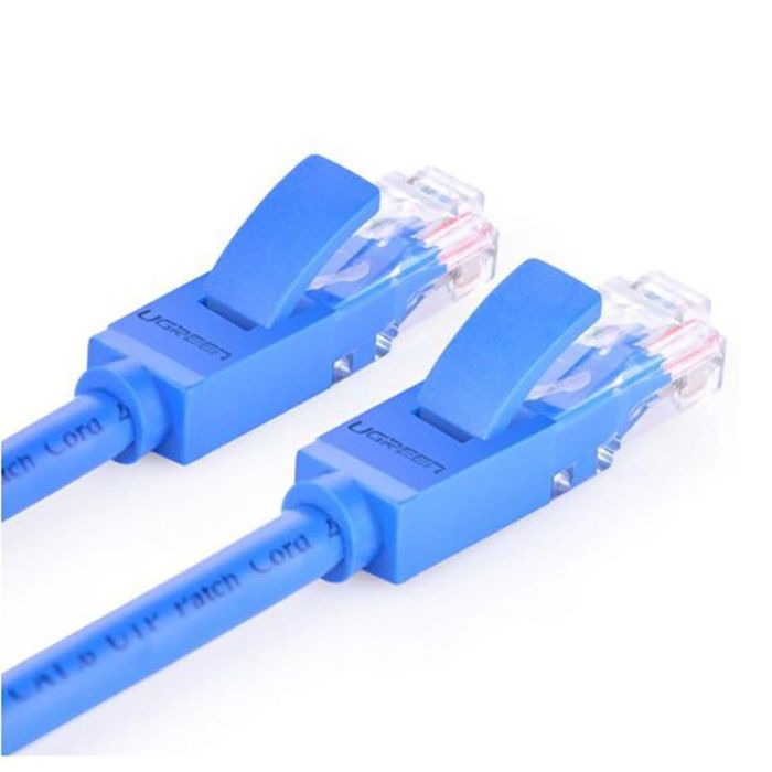 UGREEN CAT6 UTP LAN Ethernet Blue Cable 1000Mbps Gigabit RJ45 26AWG Pa ...