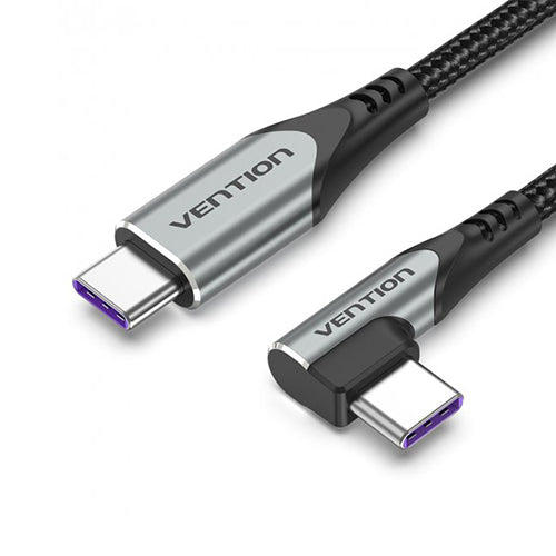 [CLEARANCE] Vention USB-C Male to Right Angle Male Charging Cable 480M ...